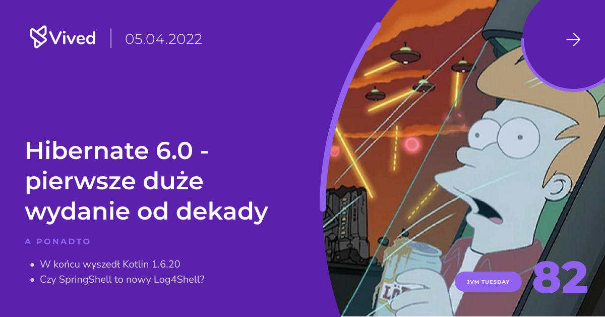 JVM Tuesday #82 - Nowy Kotlin, Nowy Hibernate... i SpringShell - Vived