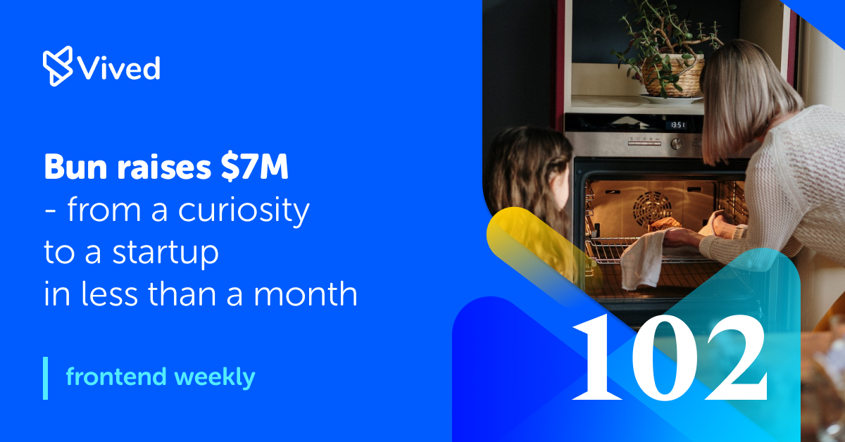 Bun is baked very quickly - Frontend Weekly vol. 102 - Vived